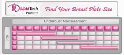 Proform Silicone Breast Plate - Liquid Filled! - DressTech Store